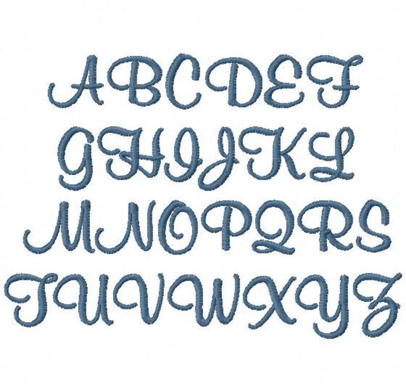 Murphy Script Machine Embroidery Font - Sizes 1",2",3",4" BUY 2 Get 1 ...