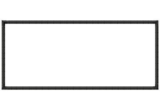 Frame - Rectangle - Applique - Machine Embroidery - 16 Sizes - Etsy