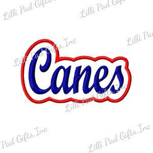 Canes - Outline Applique - Machine Embroidery Design - 10 Sizes, Canes ...