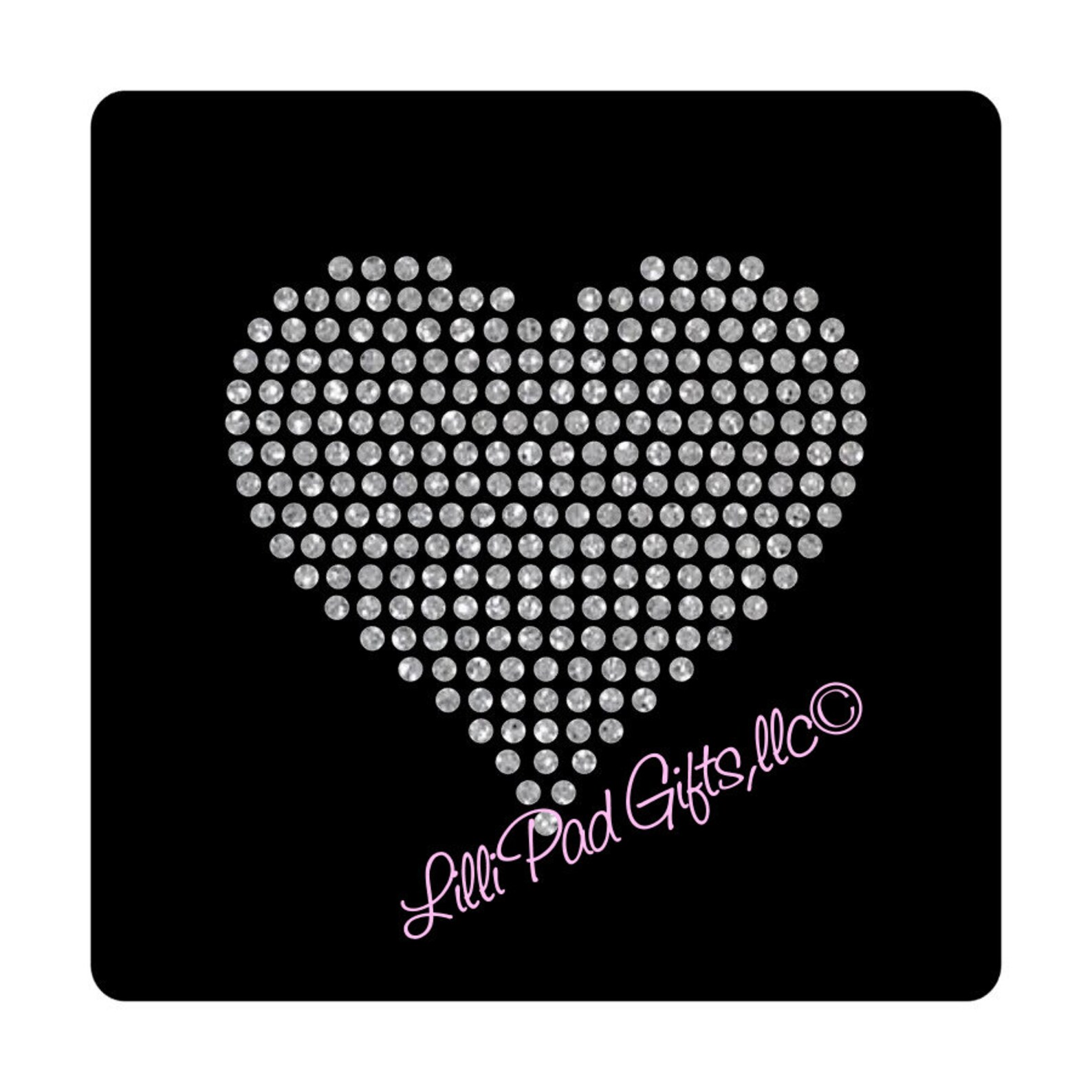 Rhinestone Template Download 10ss Heart 3.4x3.1 SVG - Etsy