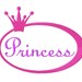 Princess Circle Frame Machine Embroidery 8 Sizes Plus Princess Word ...
