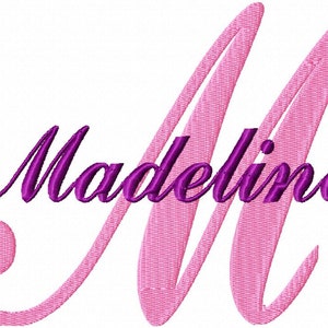 Madeline - Machine Embroidery Font - Sizes 1",2",3",4" BUY 2 Get 1 FREE ...