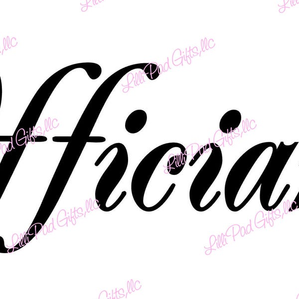 Wedding Officiant Svg - Etsy