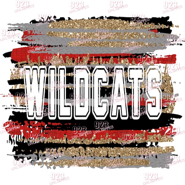Black Gold Wildcats - Etsy