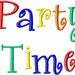Party Time Machine Embroidery Font Sizes 1,2,3, 4 BUY 2 Get 1 FREE - Etsy