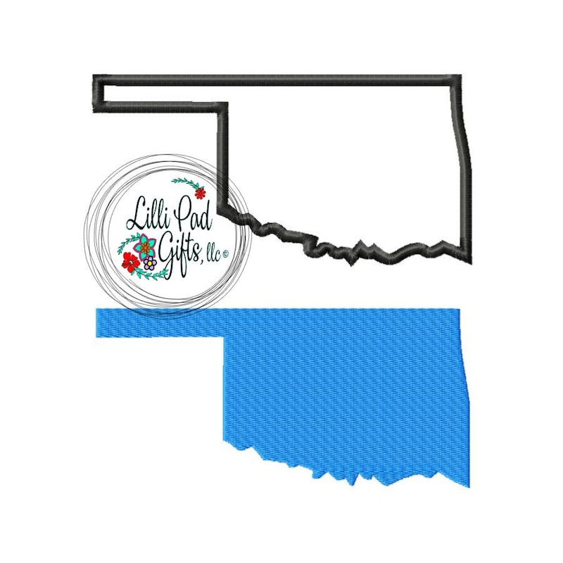 State Applique - Etsy