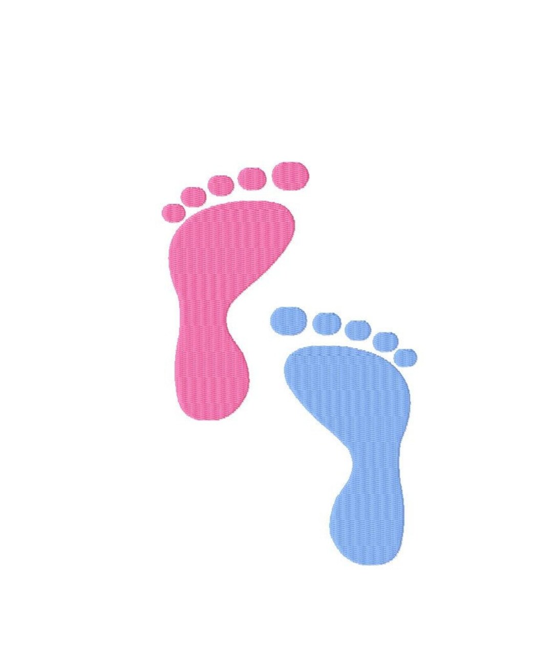 Footprints - Machine Embroidery - 13 Sizes - Etsy