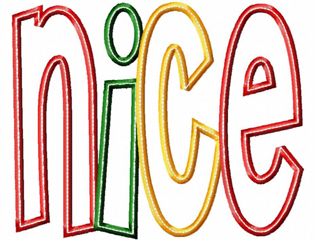 NICE - 1 Trim - Applique - 12 Sizes - Etsy