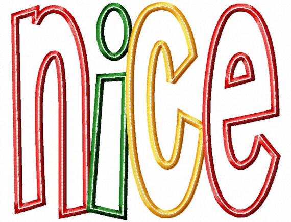 NICE 1 Trim Applique 12 Sizes - Etsy