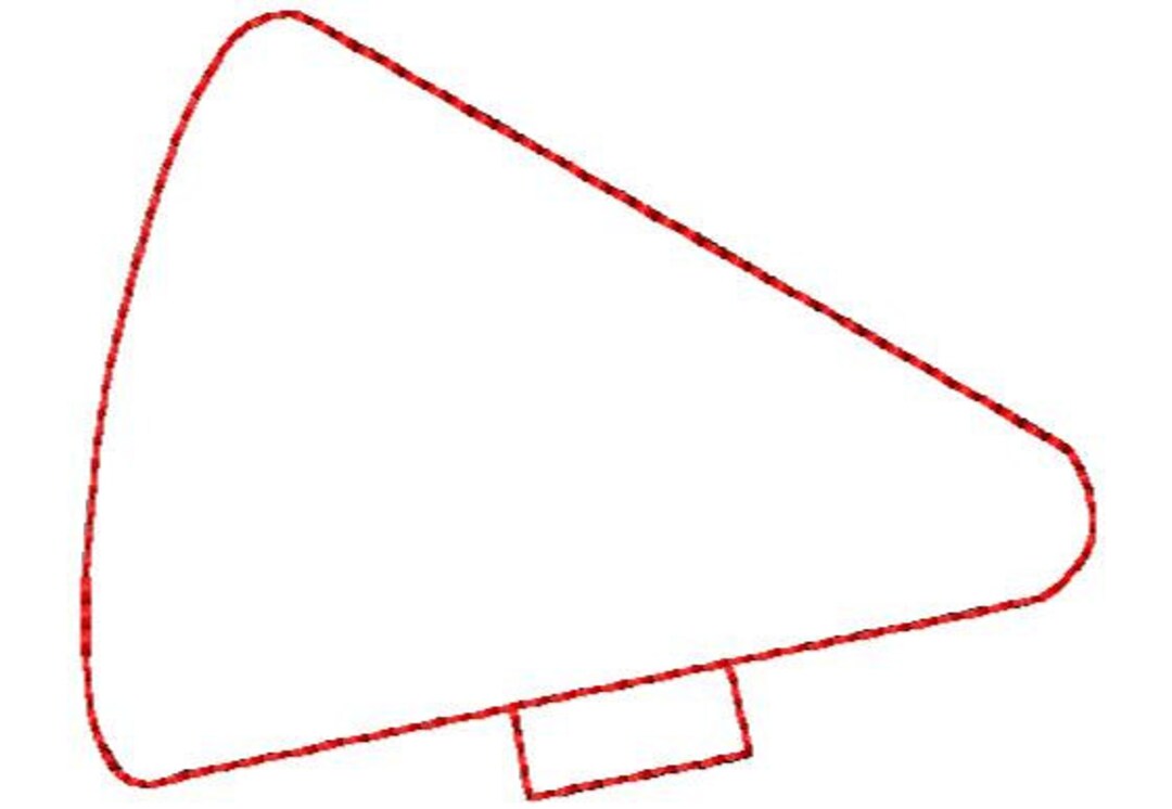 Megaphone - Reverse Applique - Machine Embroidery Design - 14 Sizes - Etsy