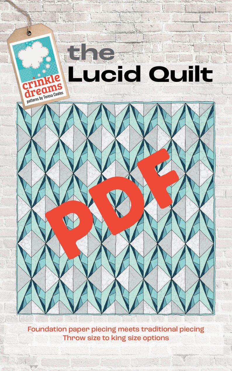 Lucid Quilt PDF Sewing Pattern - Etsy