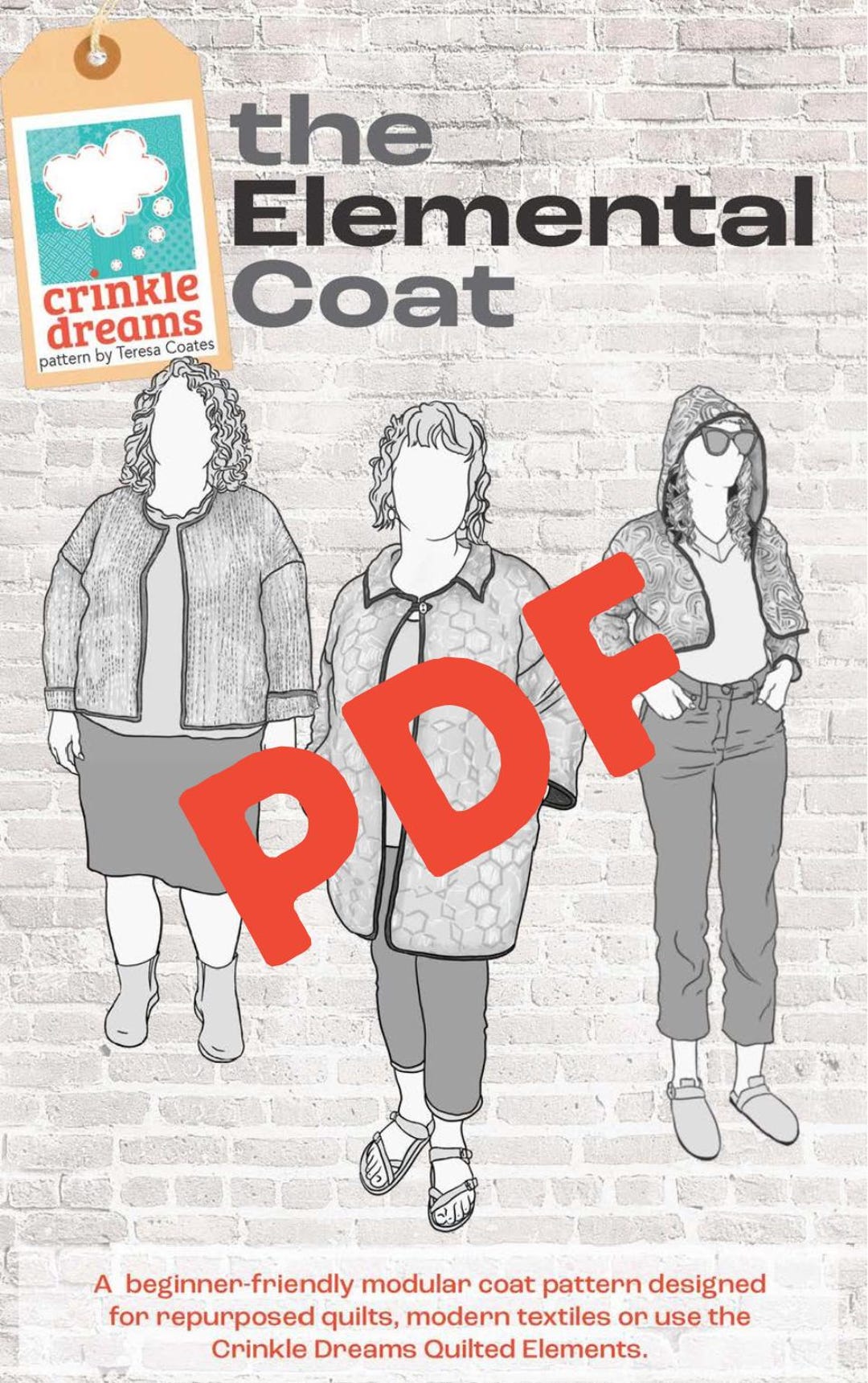 Elemental Coat-pdf Sewing Pattern [digital Download] - Etsy