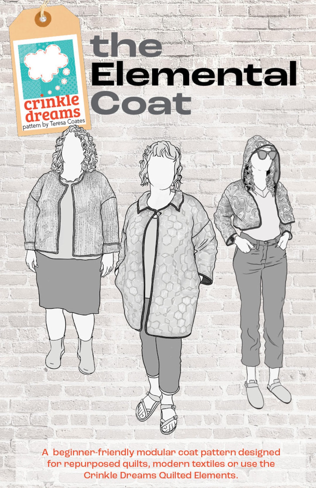 Elemental Coat Printed Sewing Pattern - Etsy Canada