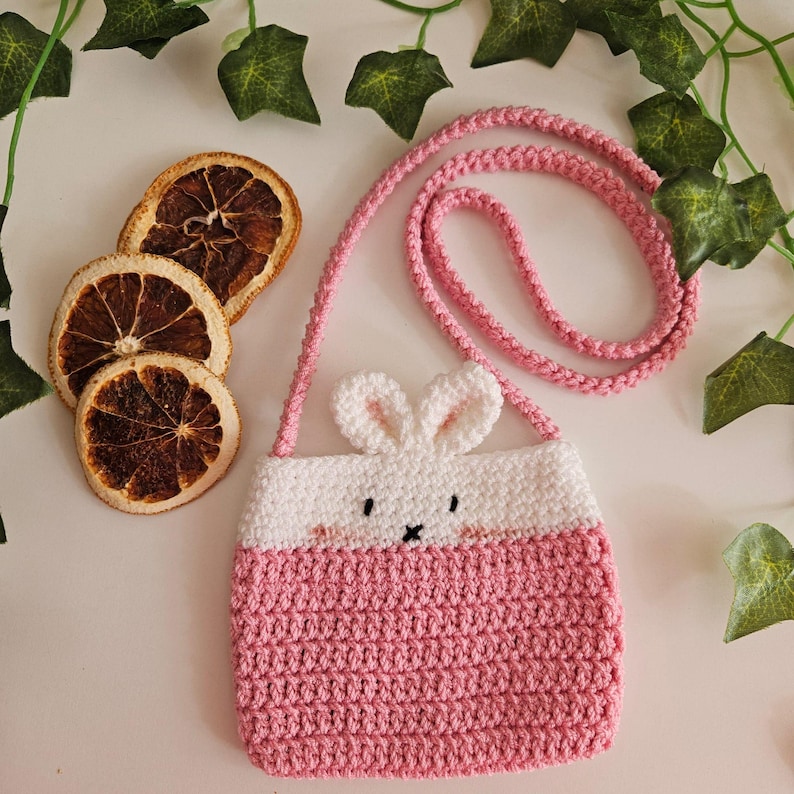 Crochet Amigurumi Bunny Kids' Bag Pattern (PDF Pattern) - Etsy
