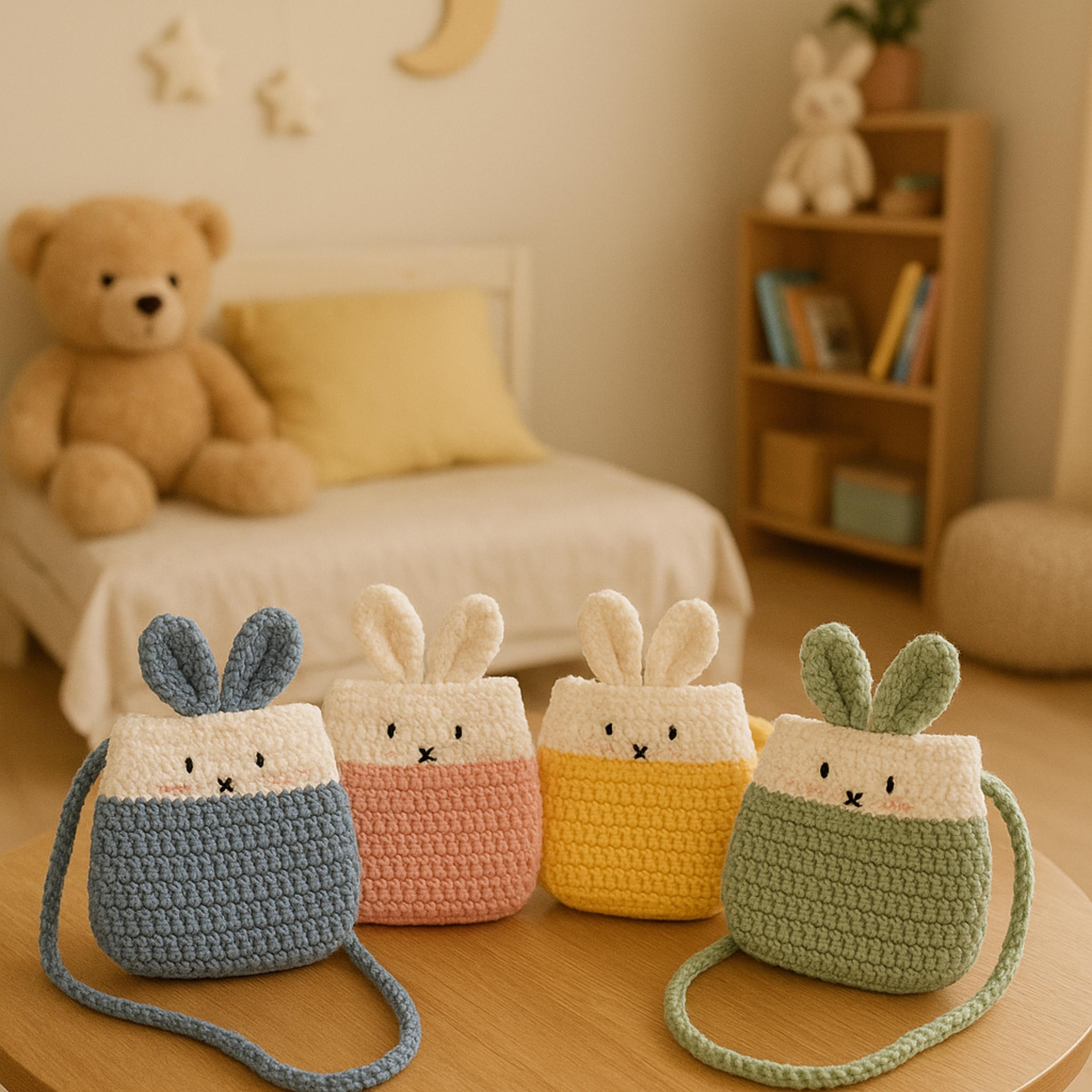 Crochet Amigurumi Bunny Kids' Bag Pattern (PDF Pattern) - Etsy