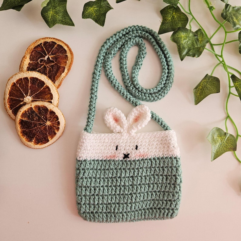 Crochet Amigurumi Bunny Kids' Bag Pattern (PDF Pattern) - Etsy