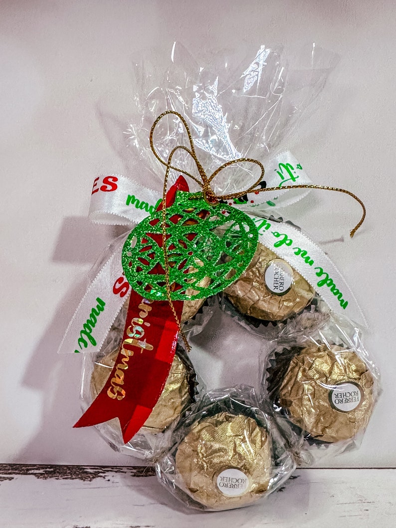 Ferrero Rocher Wreath- Gift Idea- Christmas Present-handmade Present ...