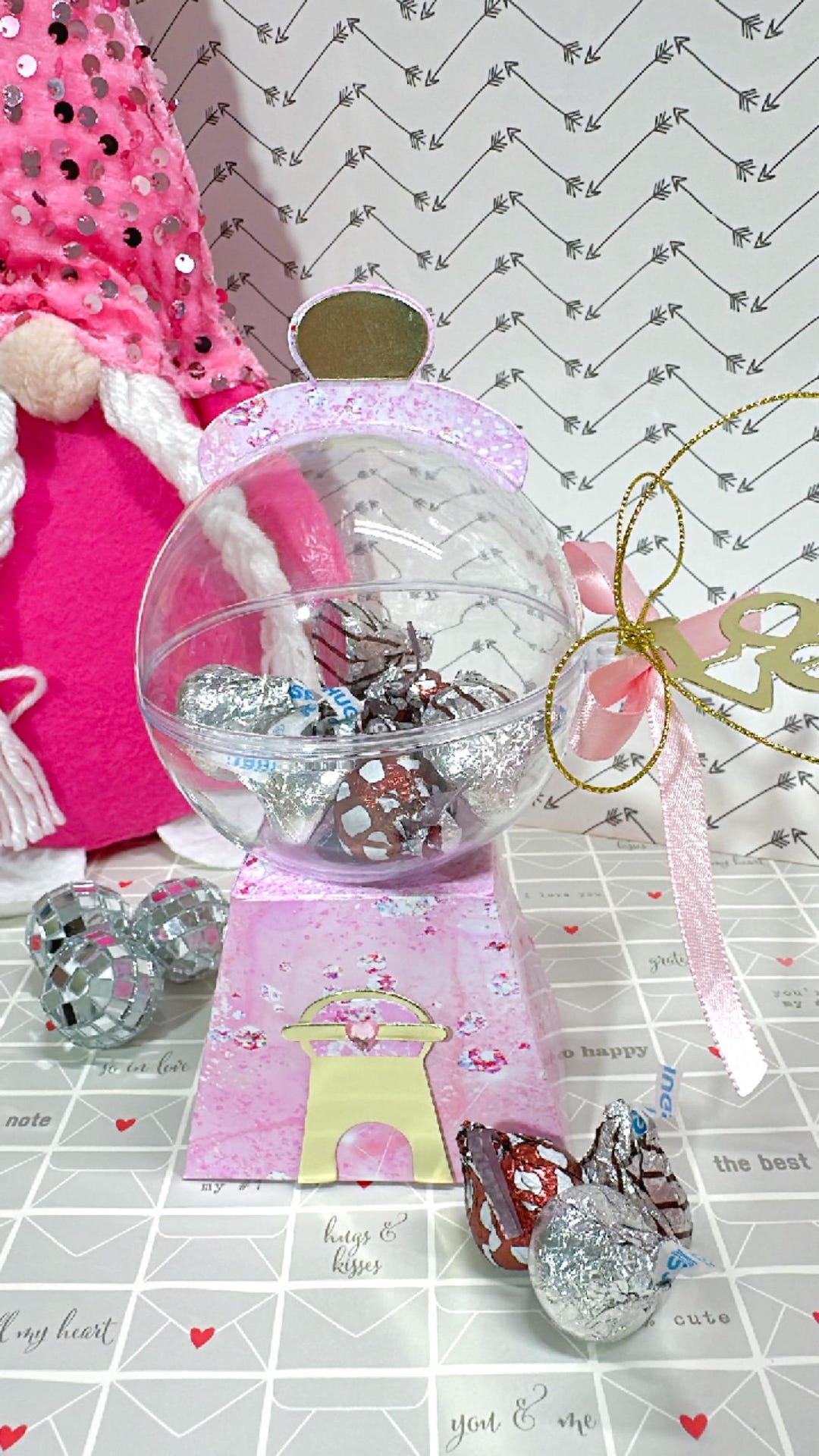 Gumball Machine Party Favor for Valentine’s Day Celebration, Give to ...