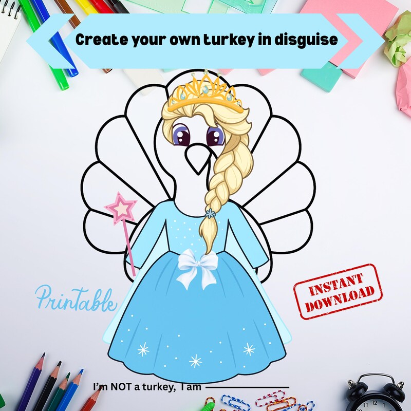 Elsa Disguise Turkey - Etsy