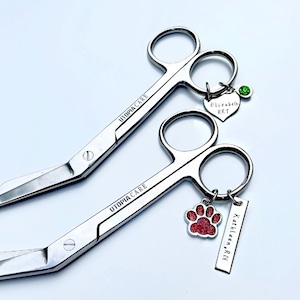 Personalized Bandage Scissor ID Tag Paramedic Shears Name Tag EMT Shears ID Tag First Aid Scissors Charm Etsy UK
