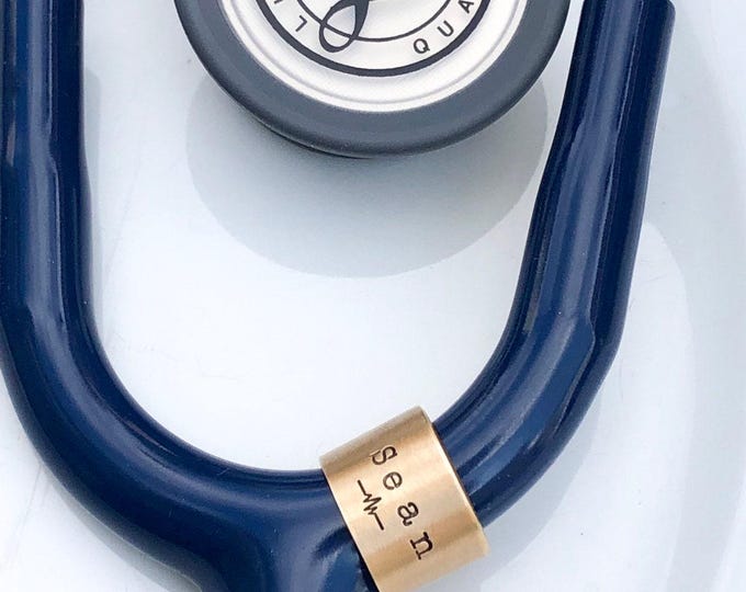Stethoscope Name Tag, Personalized Engraved Stainless Steel Id Tag for ...