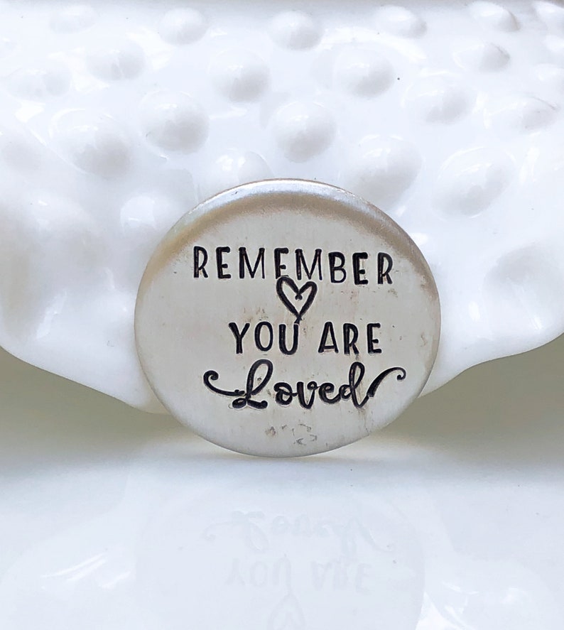 Personalized Pocket Stone Wedding Day Pocket Token Custom | Etsy