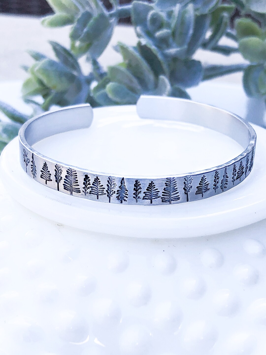 Forest Bracelet - Tree Cuff Bracelet - Nature Jewelry - Gift for ...