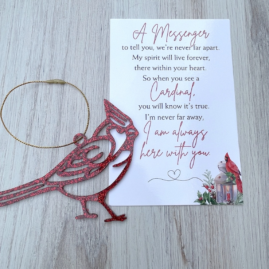 Cardinal Christmas Tree Ornament - Heavenly Messenger Ornament ...