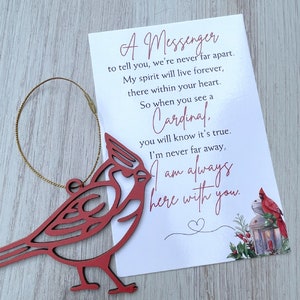 Cardinal Christmas Tree Ornament - Heavenly Messenger Ornament ...