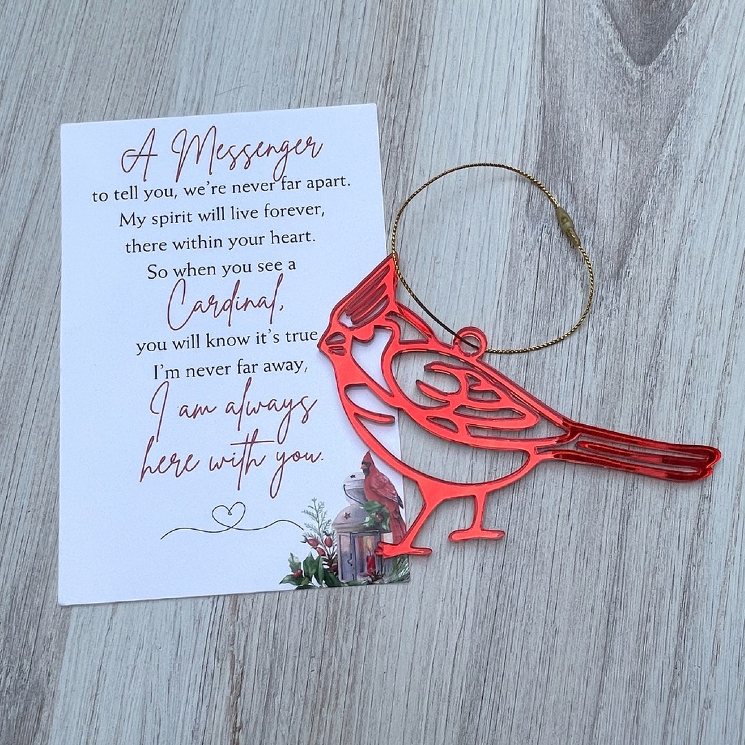 Cardinal Christmas Tree Ornament - Heavenly Messenger Ornament ...