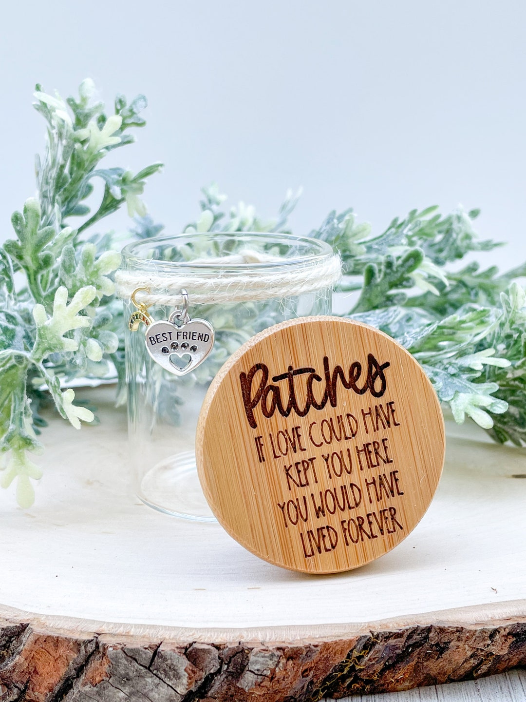 Pet Fur Memorial Jar - Pet Memorial Jar - Pet Cremation Jar - Pet ...