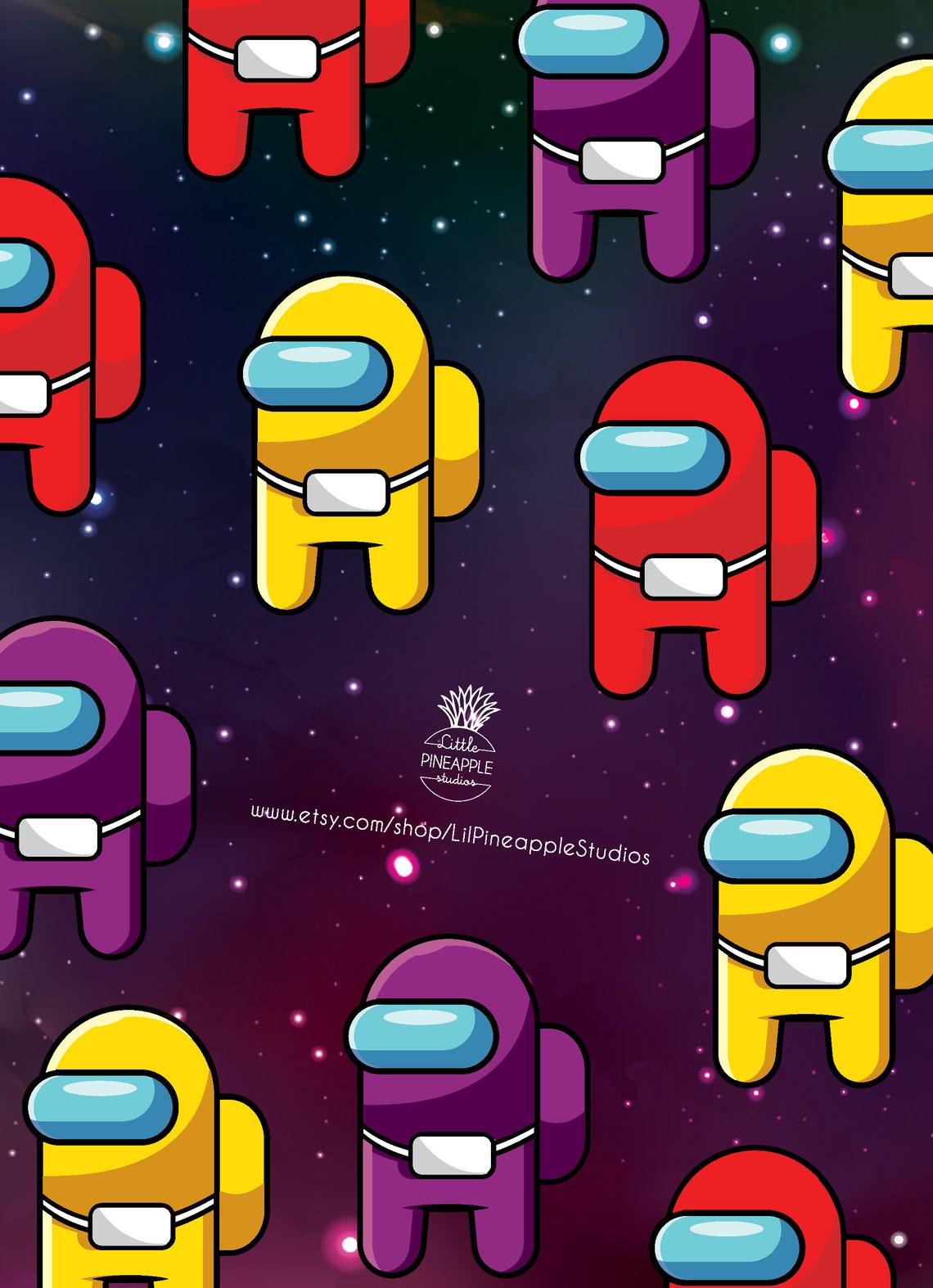 Among Us Minimalist Birthday Party Invite I EDIT YOU PRINT - Etsy