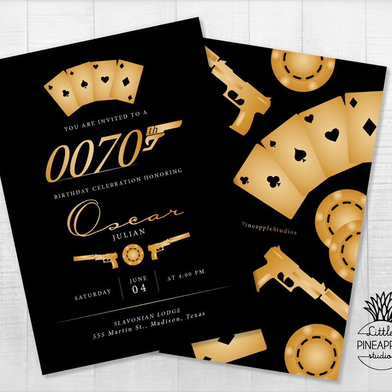 007 Themed Party Party - Etsy Canada