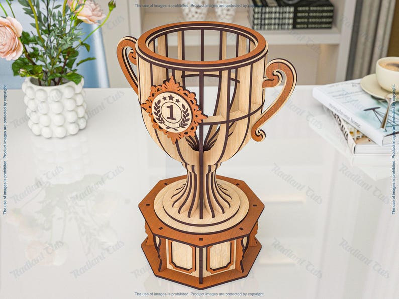 Award Trophy Laser Cutting Files, Laser Cutting Cdr, Dxf, Pdf, Svg ...
