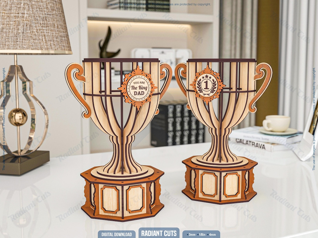 Award Trophy Laser Cutting Files, Laser Cutting Cdr, Dxf, Pdf, Svg ...
