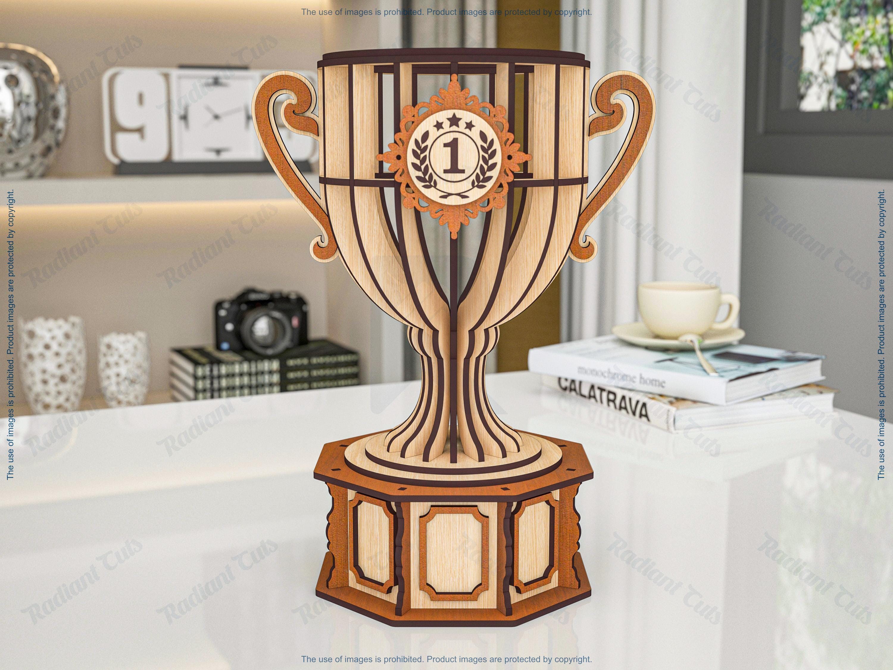 Award Trophy Laser Cutting Files, Laser Cutting Cdr, Dxf, Pdf, Svg ...