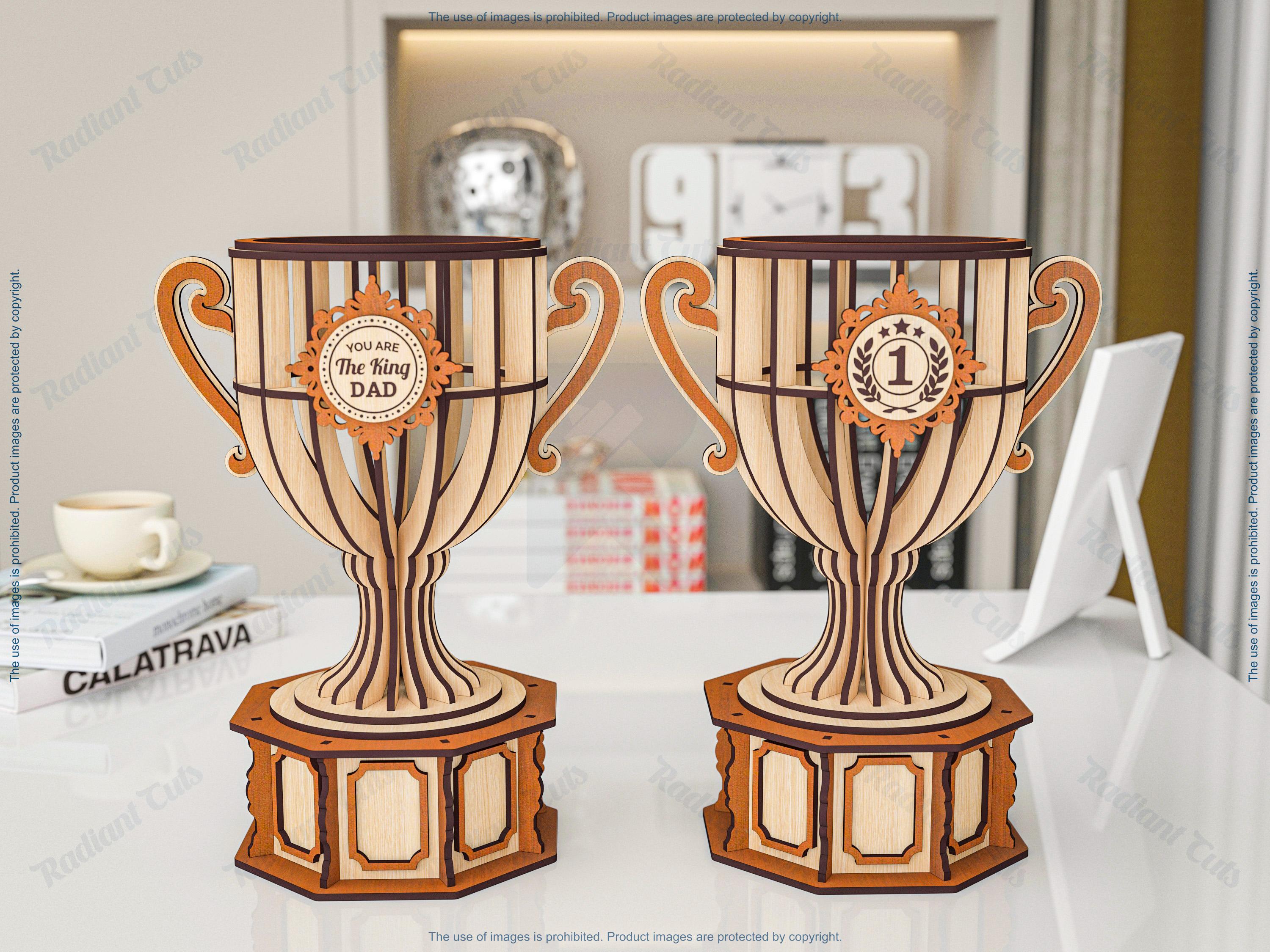 Award Trophy Laser Cutting Files, Laser Cutting Cdr, Dxf, Pdf, Svg ...