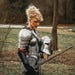 Handmade Medieval Barbute Knight Armor Set – Female Steel Costume - Etsy