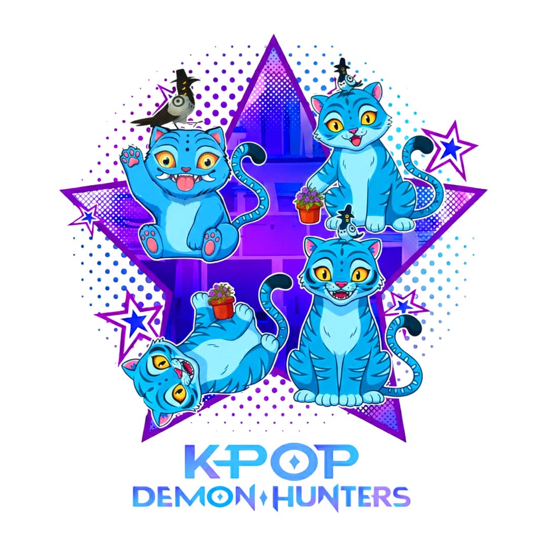 Huntrix Derpy Tiger PNG, Kpop Demon Hunters Tiger Clipart, Derpy the ...