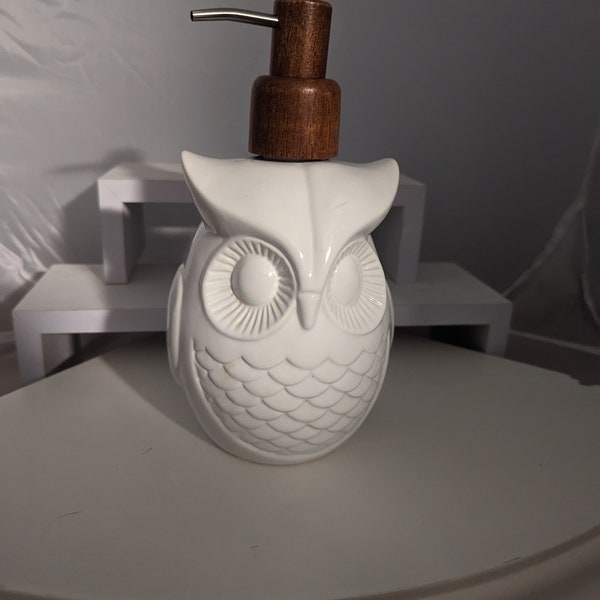Owl Soap Dispenser - Etsy