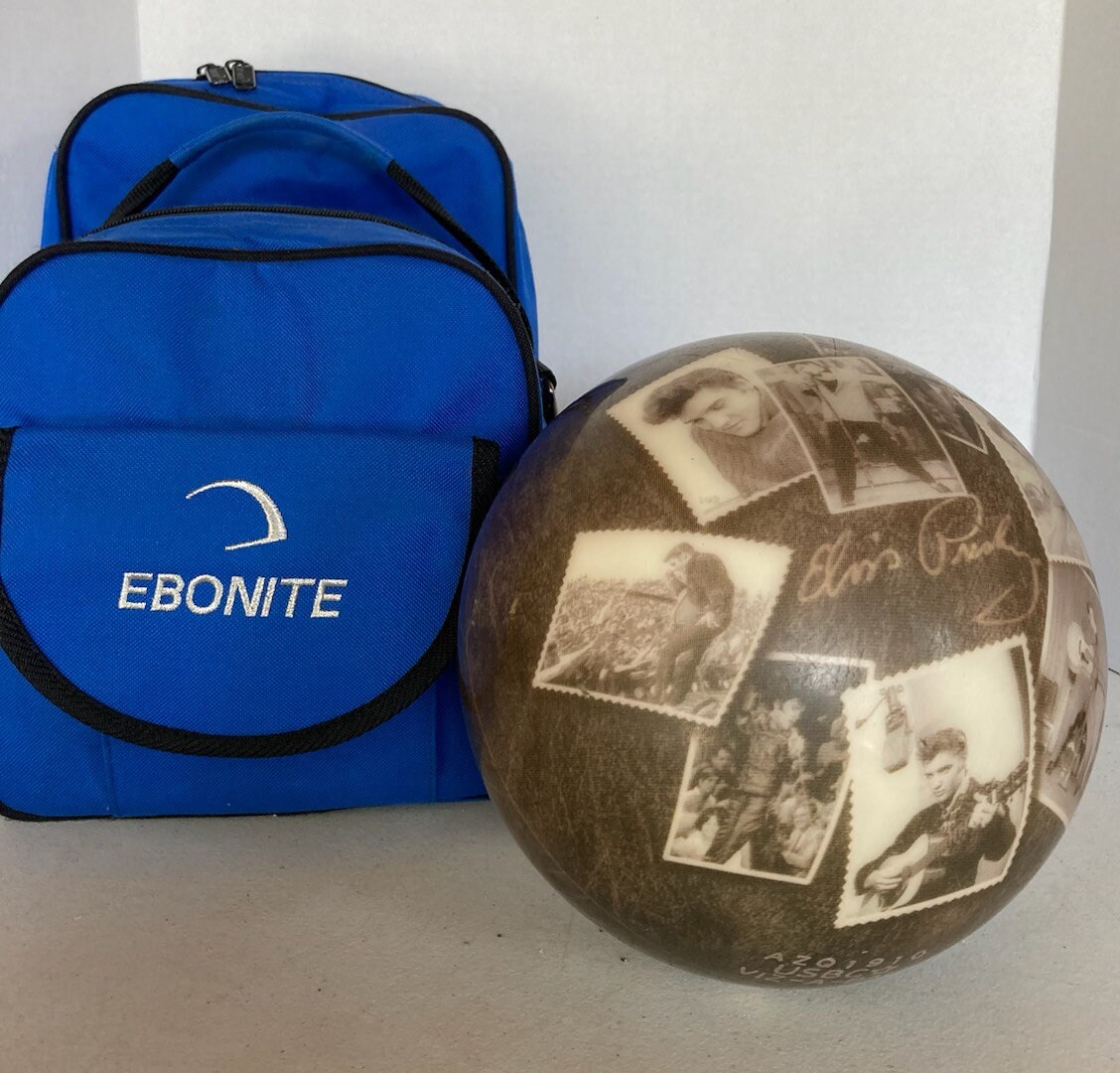 Elvis Presley 15 Bowling Ball BRUNSWICK Viz a-ball Plus Carry Case - Etsy