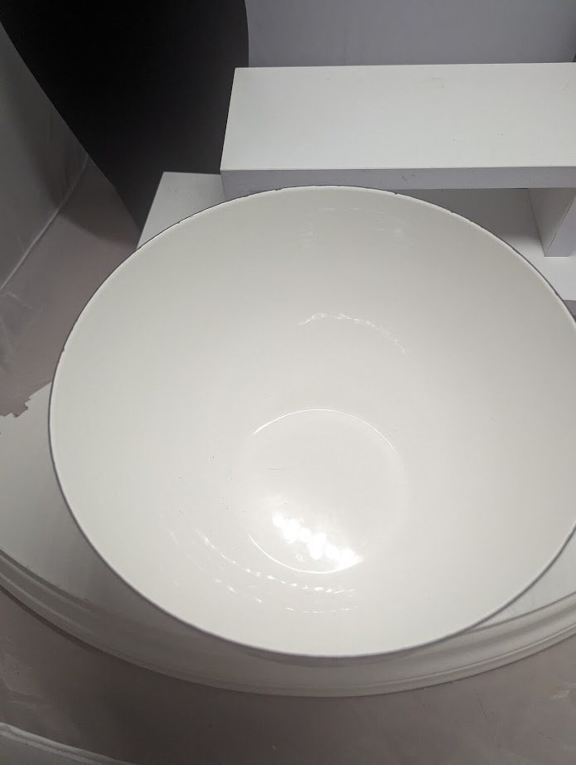 Large Enamelware Bowl by Finel Arabia -"cilantro" Pattern by Kaj Franck ...