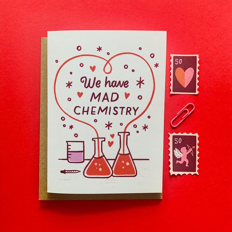 Chemistry Card - Etsy