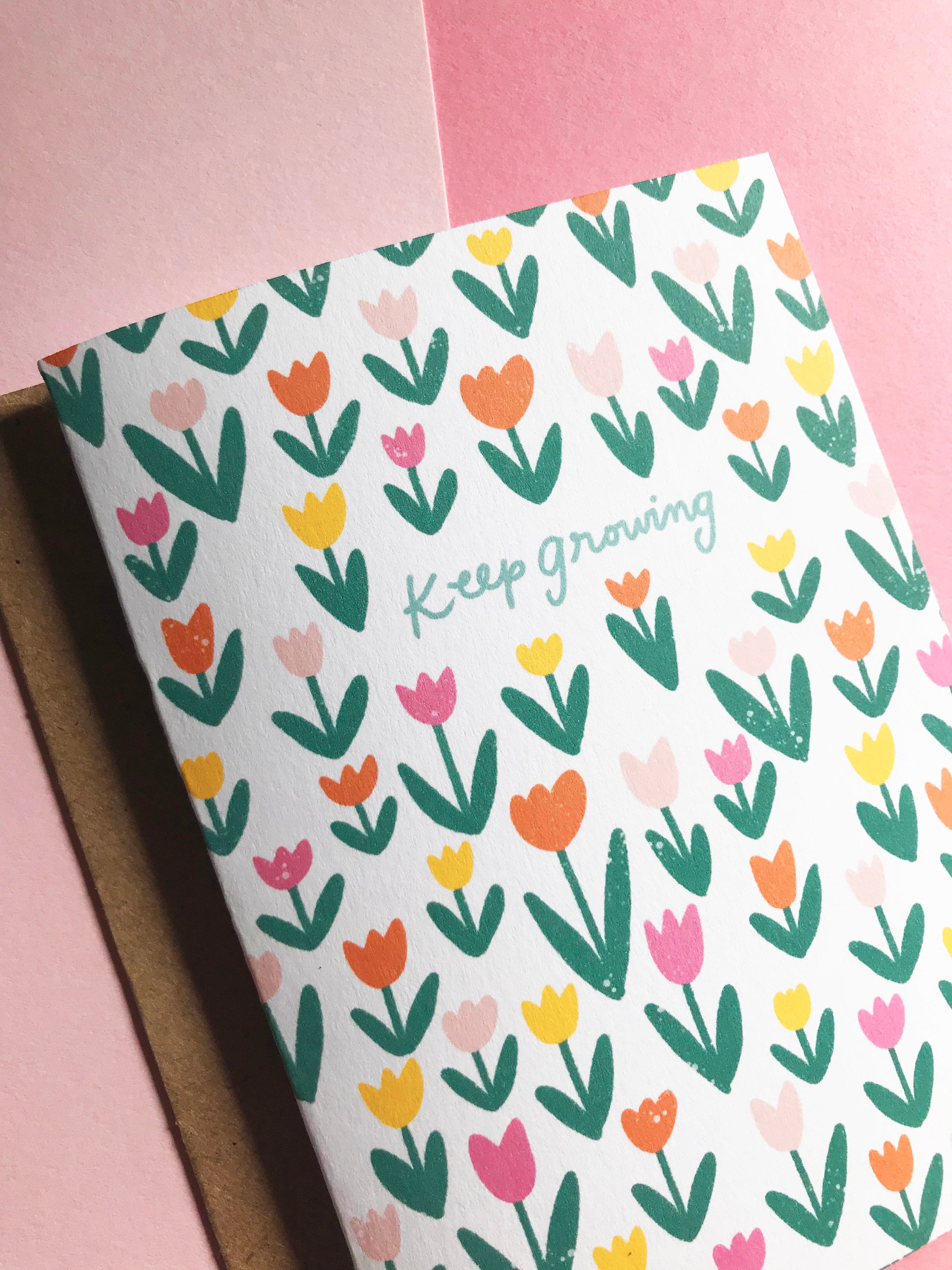 Keep Growing- Illustrated Greeting Card - Everyday - Etsy