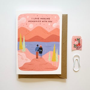 I Love Making Memories With You- Card - Etsy