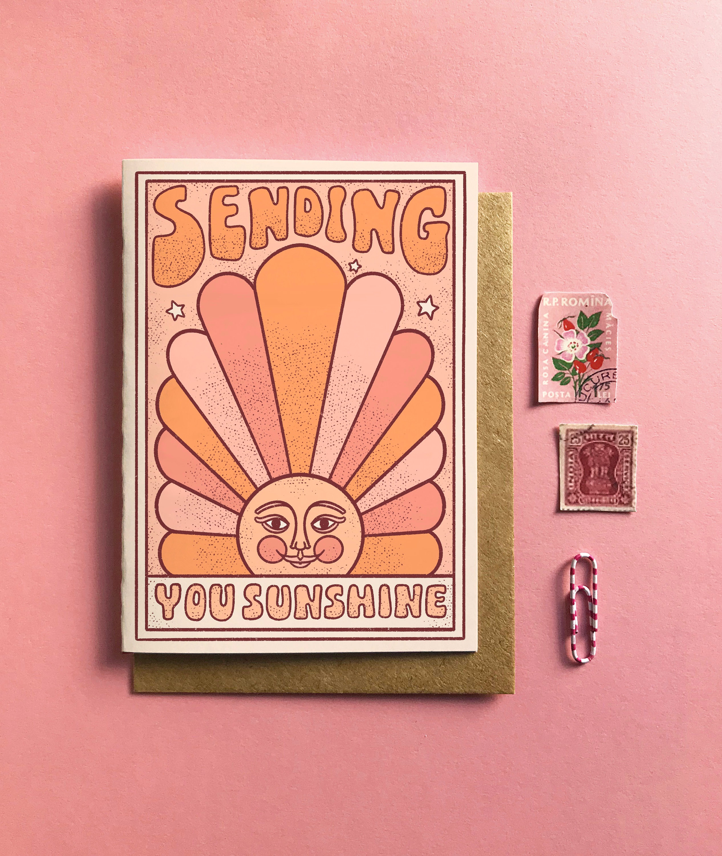 Sending You Sunshine Card - Everyday - Etsy UK