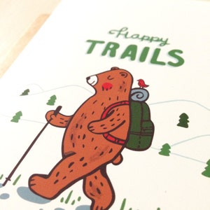 Happy Trails Card - Etsy