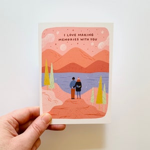 I Love Making Memories With You- Card - Etsy
