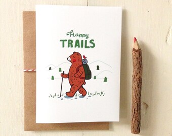 Happy Trails Card - Etsy