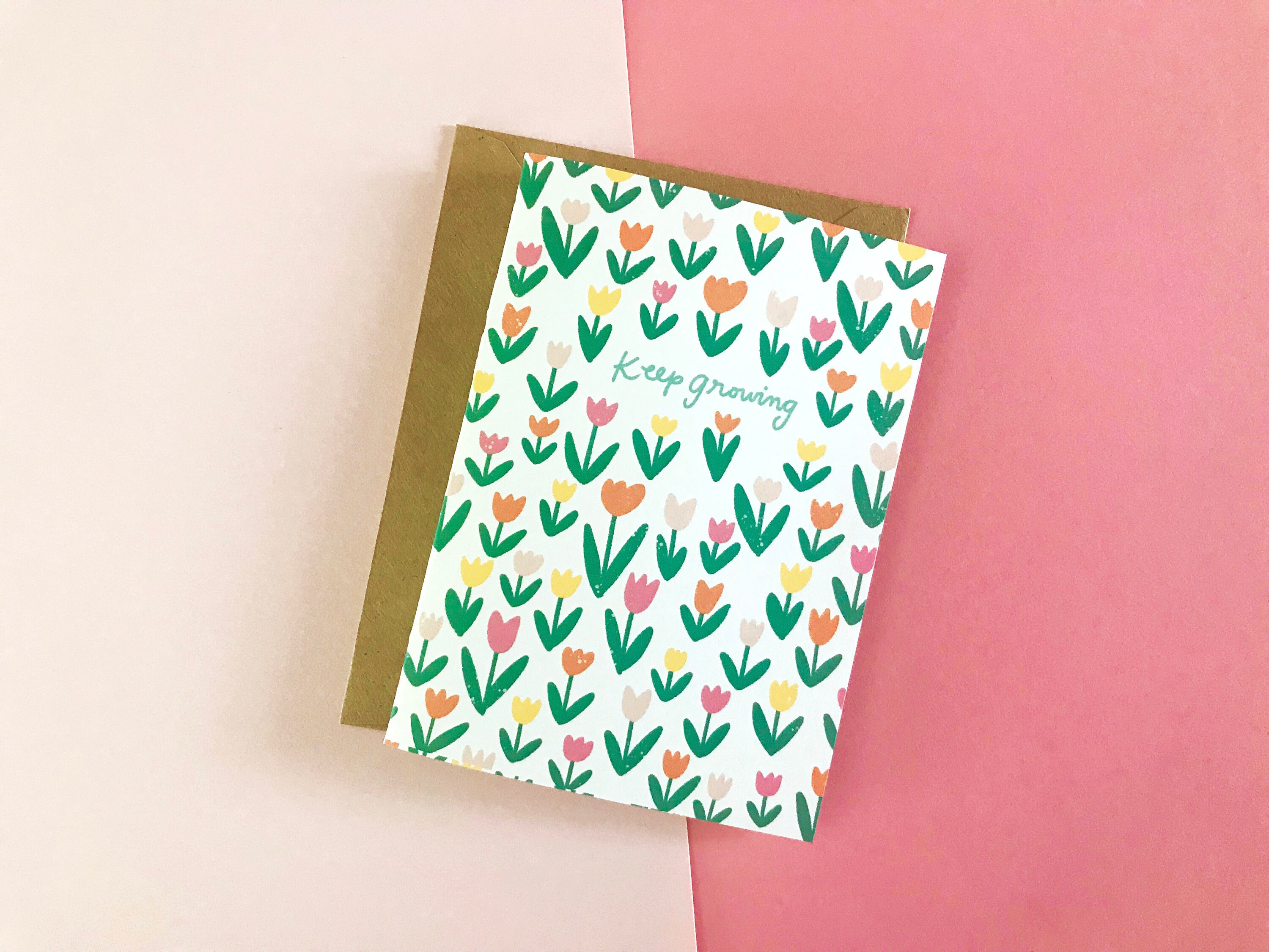 Keep Growing- Illustrated Greeting Card - Everyday - Etsy